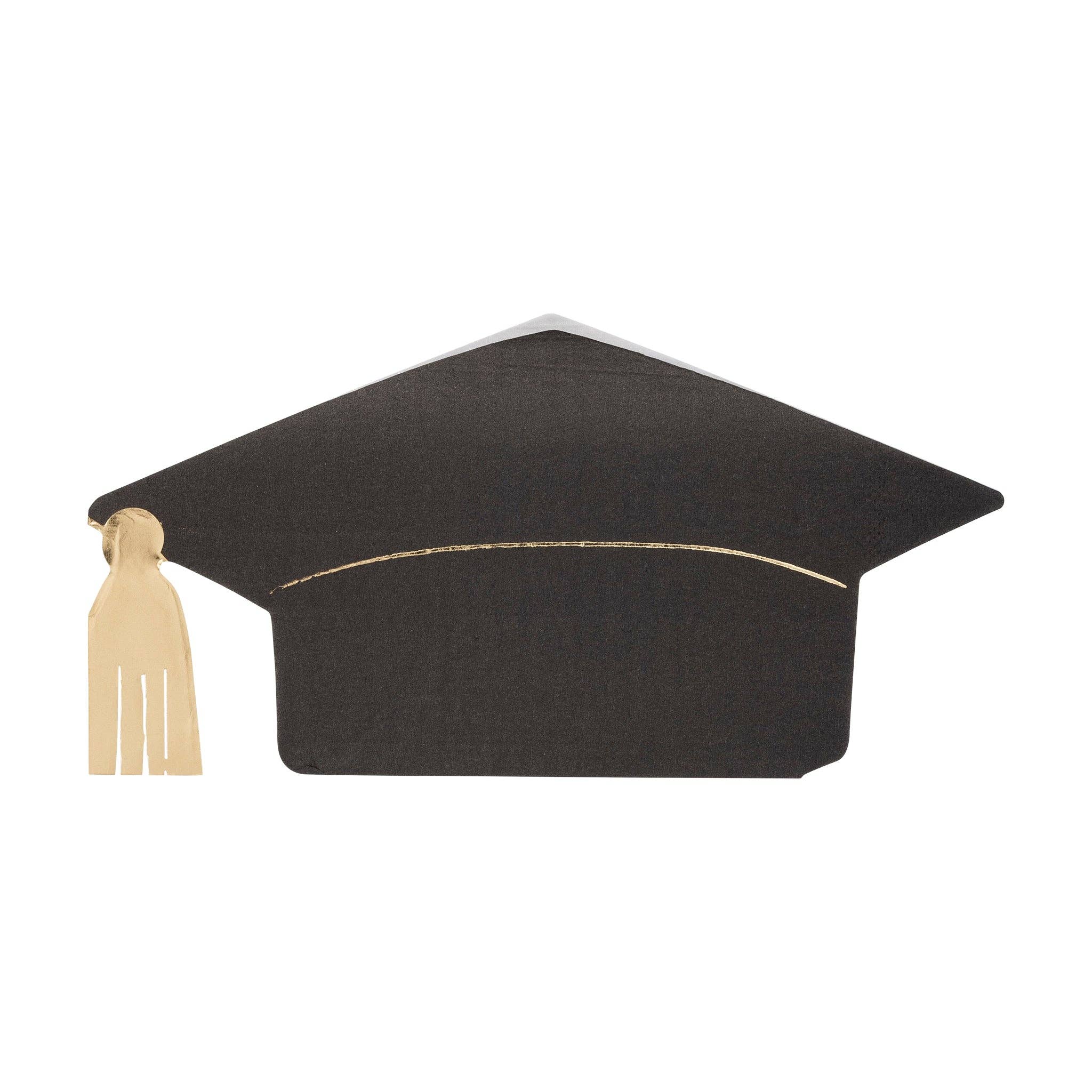 Graduation Cap Shaped Paper Dinner Napkin | Lemonality